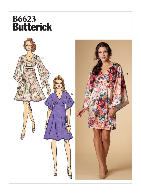 Butterick Sewing Pattern B6623 Misses' Dress | Etsy