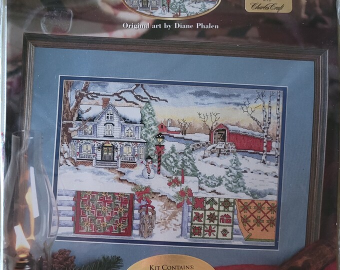 RARE FIND - Stitch World X-stitch - "country Christmas" - Etsy