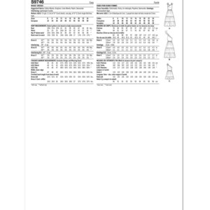 Simplicity Sewing Pattern S9746 Misses' Dress - Etsy