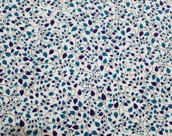 Purple Teal Fabric | Etsy