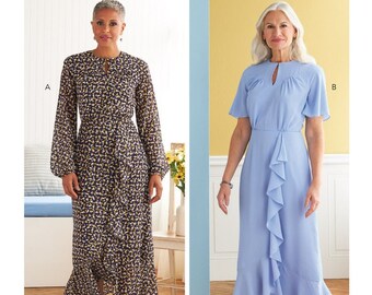 OUT of PRINT Butterick Sewing Pattern B6128 Misses' Dress - Etsy