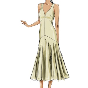Vogue Sewing Pattern V8814 Misses' Drop-waist Dresses - Etsy