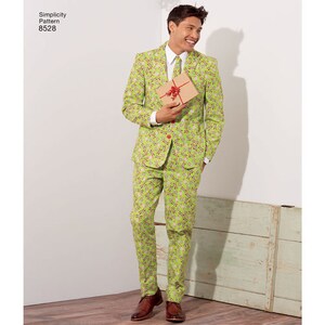 Simplicity Sewing Pattern 8528 Men's Costume Suit - Etsy