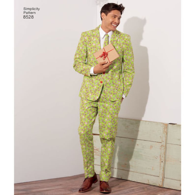 Simplicity Sewing Pattern 8528 Men's Costume Suit - Etsy