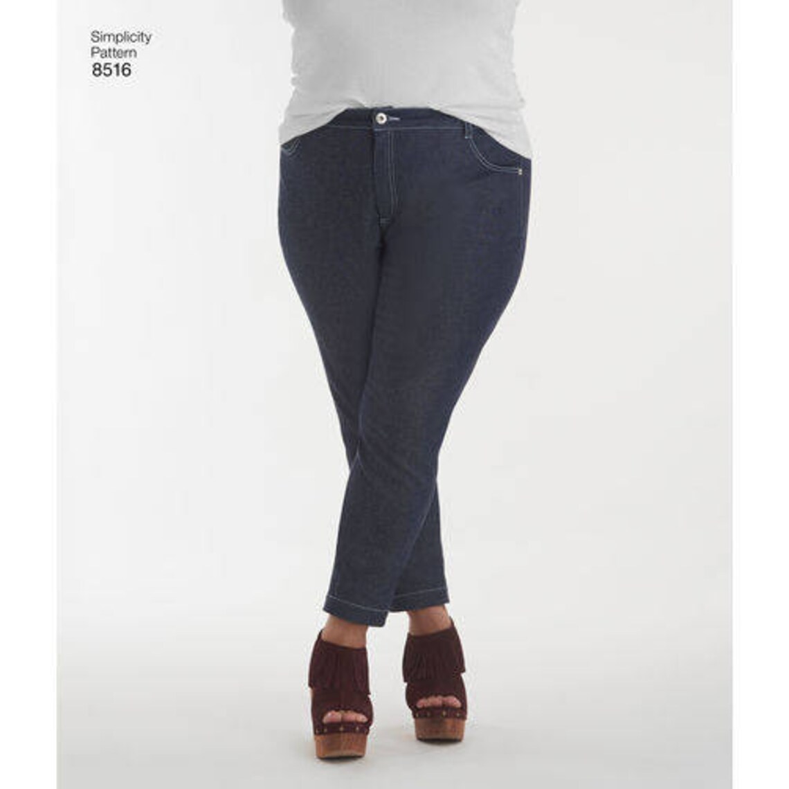 Simplicity Sewing Pattern 8516 Misses' Mimi G Skinny Jeans - Etsy