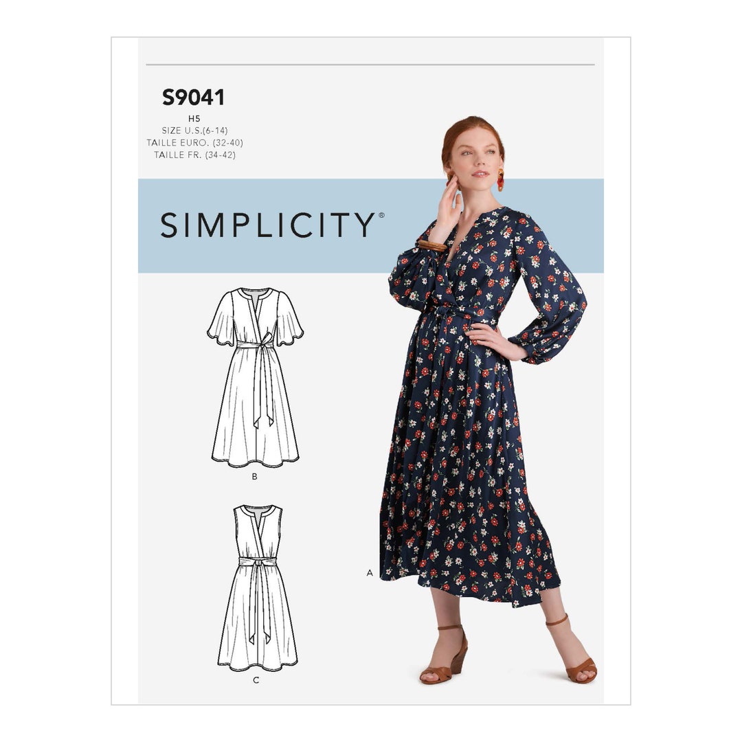 Simplicity Sewing Pattern S9041 Misses' Dresses in Three Lengths With ...