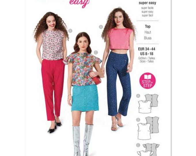 Burda Style Sewing Pattern 6632 Misses' Blouse - Etsy