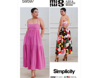 Simplicity Sewing Pattern S9590 Misses' Overalls - Etsy