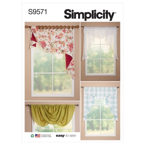 Simplicity Sewing Pattern S9571 Valances and Swags - Etsy