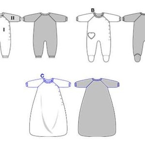 OUT of PRINT Burda Style Sewing Pattern 9782 Jumpsuit & Sleeping Bag - Etsy
