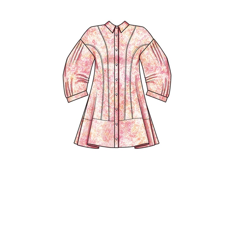 Simplicity Sewing Pattern S9641 Misses' Button Down Dress - Etsy