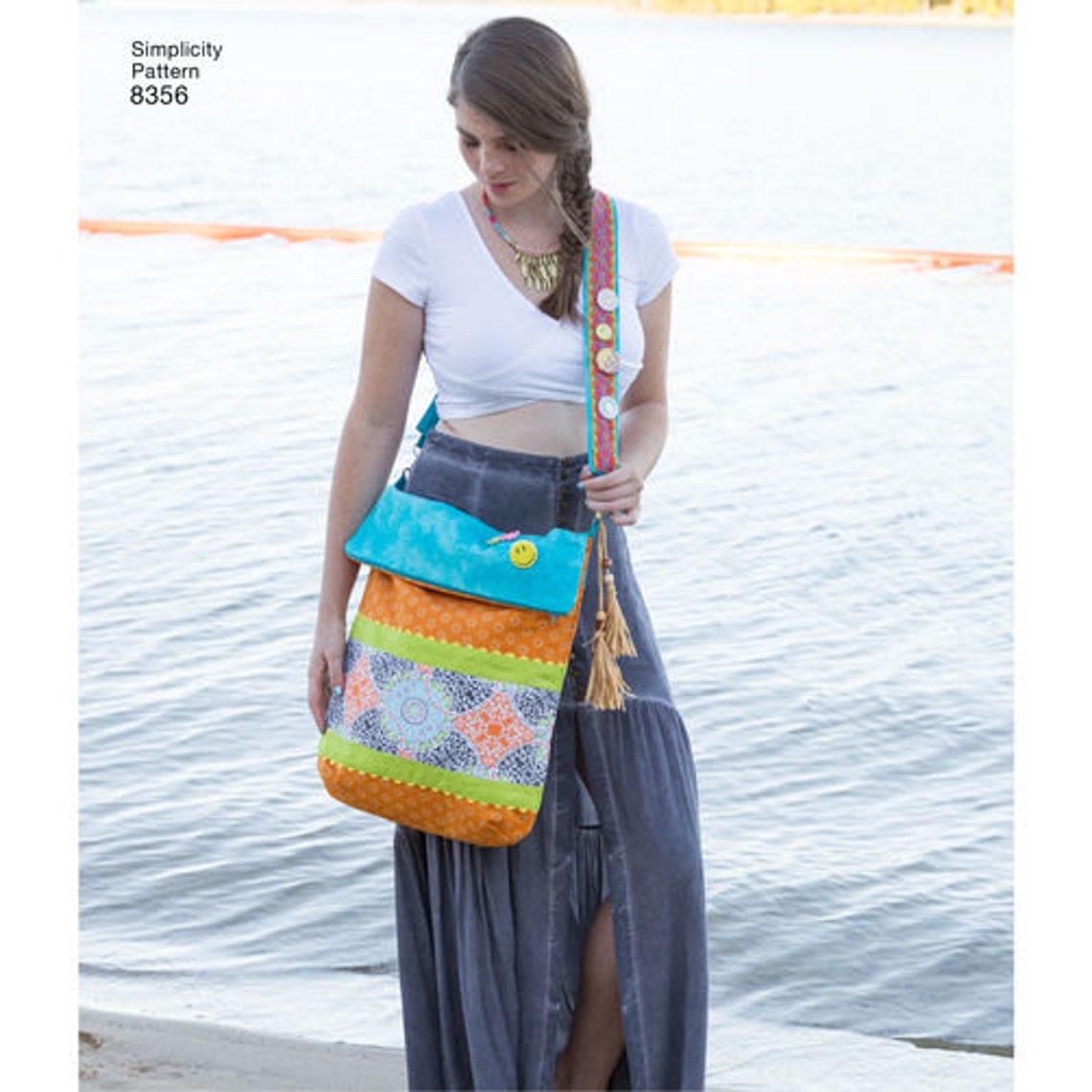 OUT of PRINT Simplicity Sewing Pattern 8356 Festival Bags in - Etsy