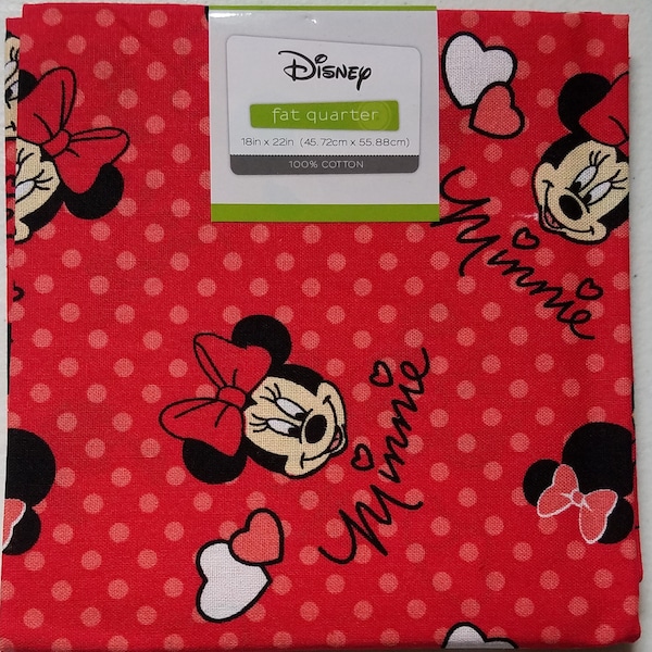 Minnie Mouse Fat Quarters - Etsy