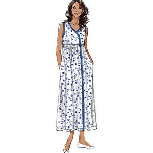 OUT of PRINT Butterick Sewing Pattern B6300 Misses'/women's Robe, Belt ...