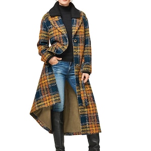 Burda Style Sewing Pattern 6462 Misses' Fur Collar Coat - Etsy