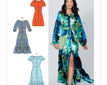 Mccall's Sewing Pattern M8193 Misses' Dresses | Etsy