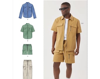 Simplicity Sewing Pattern S9758 Men's Shirts and Shorts by Norris Danta ...