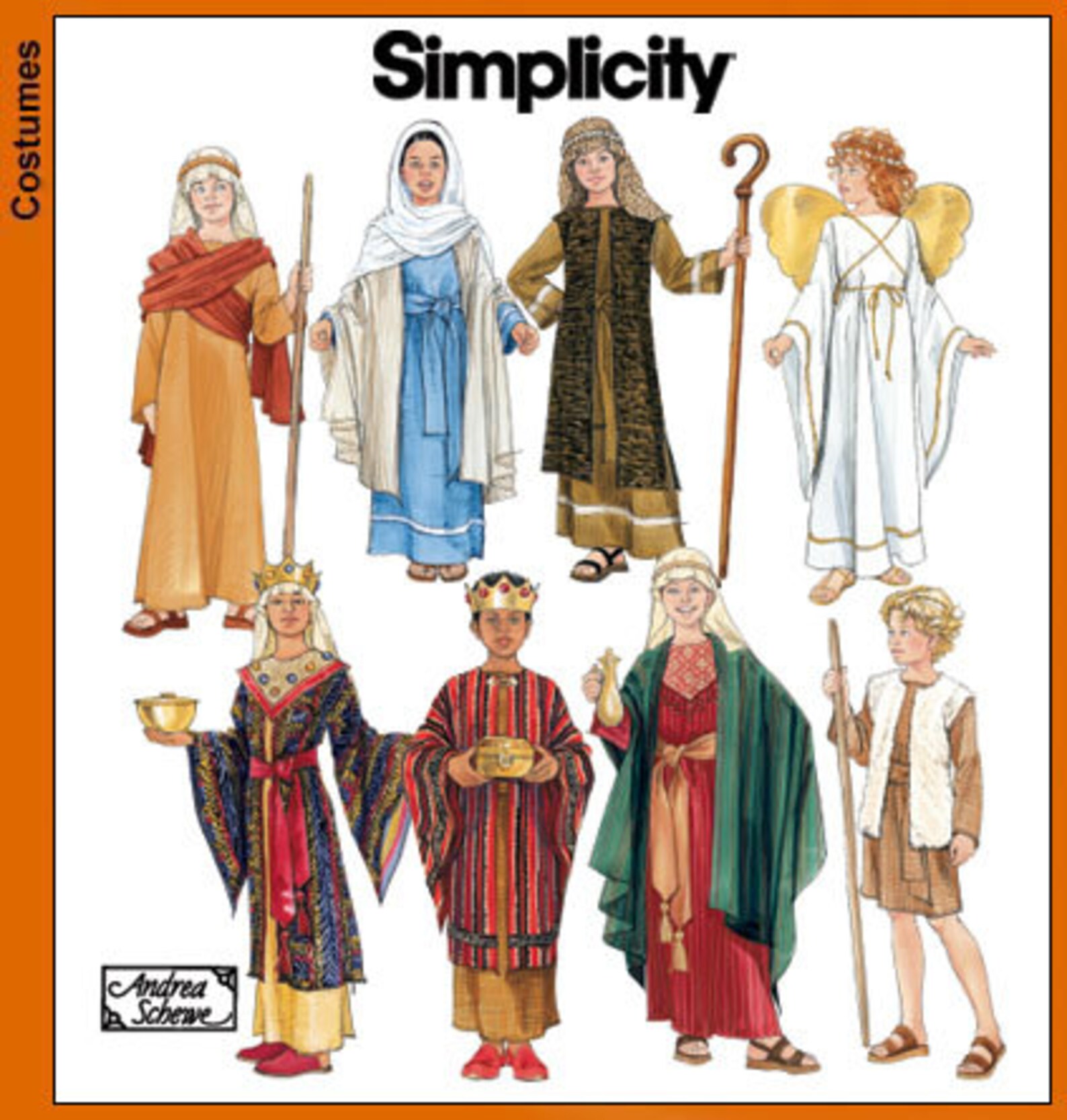 Simplicity Sewing Pattern 4797 Boys' and Girls' Nativity Costumes - Etsy