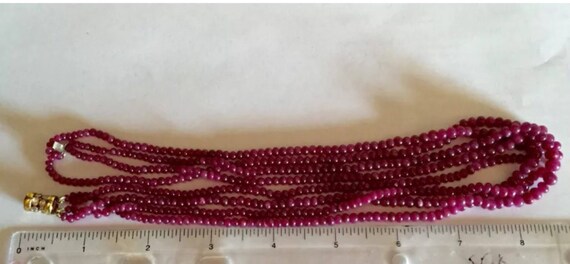 RUBY Natural Ruby 18k gold European Ruby vintage Mult… - Gem