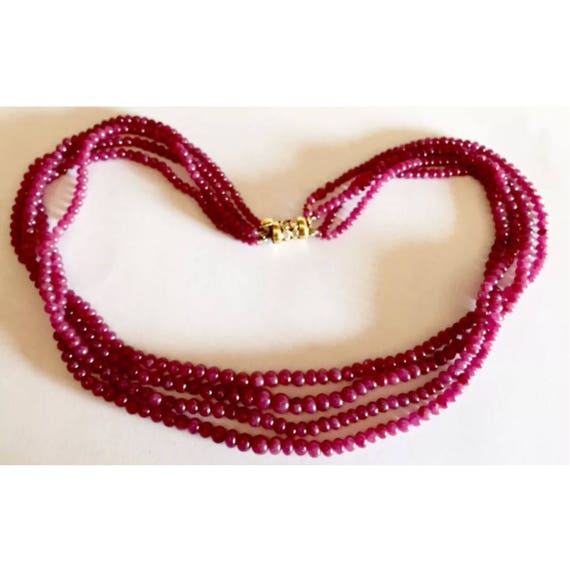 RUBY Natural Ruby 18k gold European Ruby vintage Mult… - Gem