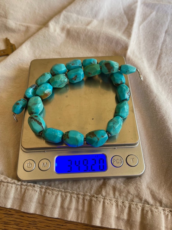 Morenci Turquoise Unisex necklace Native American Mor… - Gem
