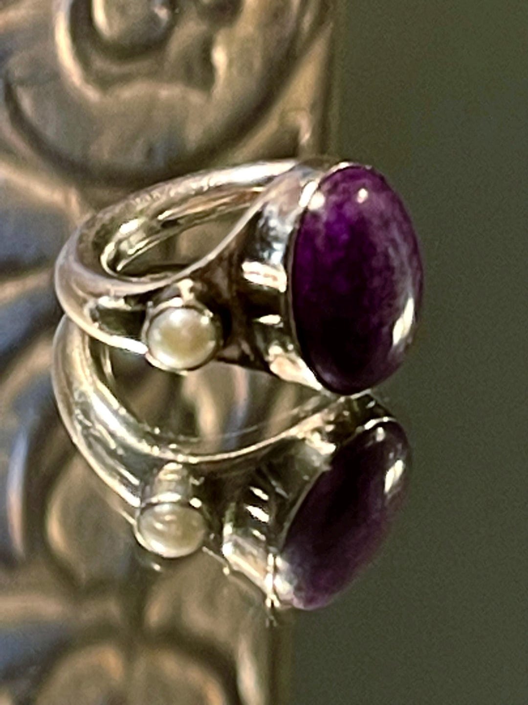 Modernist Sugilite Ring Native American Style Sugilite Ring Sugilite ...