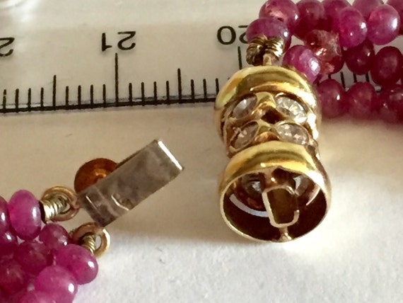 RUBY Natural Ruby 18k gold European Ruby vintage Mult… - Gem