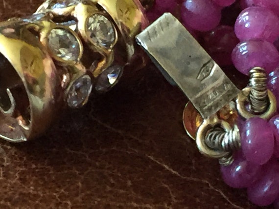 RUBY Natural Ruby 18k gold European Ruby vintage Mult… - Gem