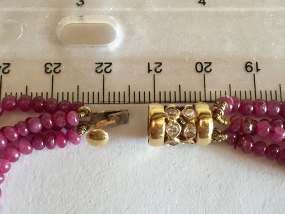 RUBY Natural Ruby 18k gold European Ruby vintage Mult… - Gem