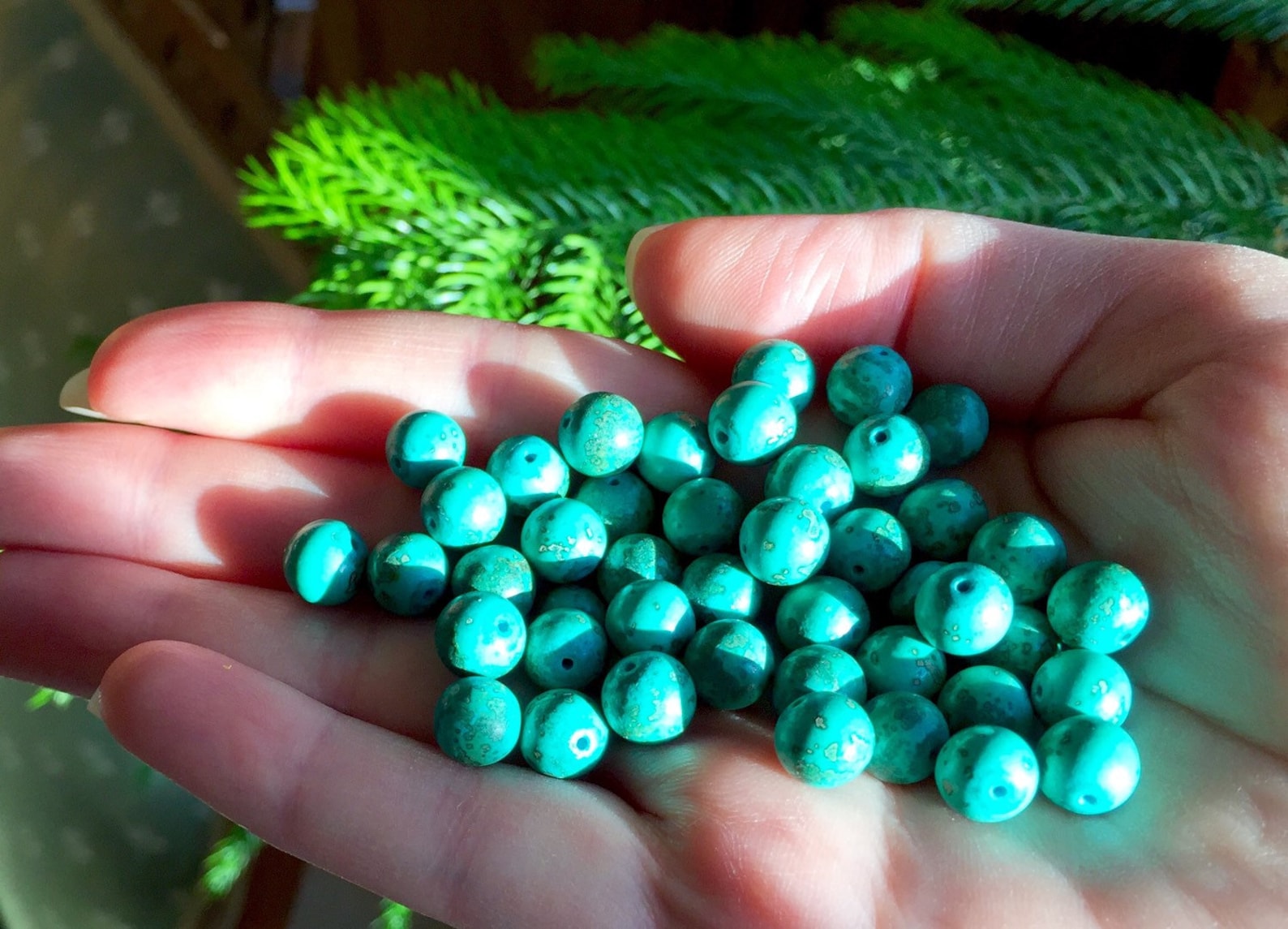 Turquoise Very Old Antique ONE Natural Untreated Turquoise for Necklace ...