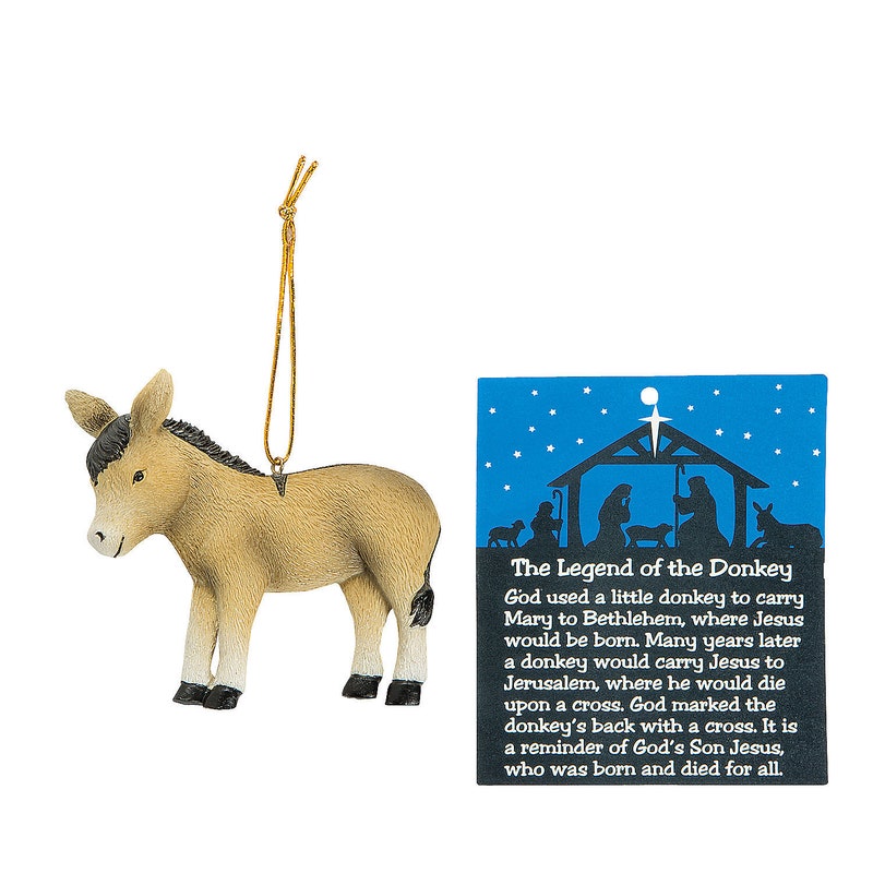 Donkey Ornament - Etsy
