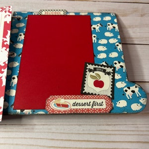HOME BAKING Recipe Chipboard Album, 6 X 6 Photo Album 8 Pages, Just Add ...
