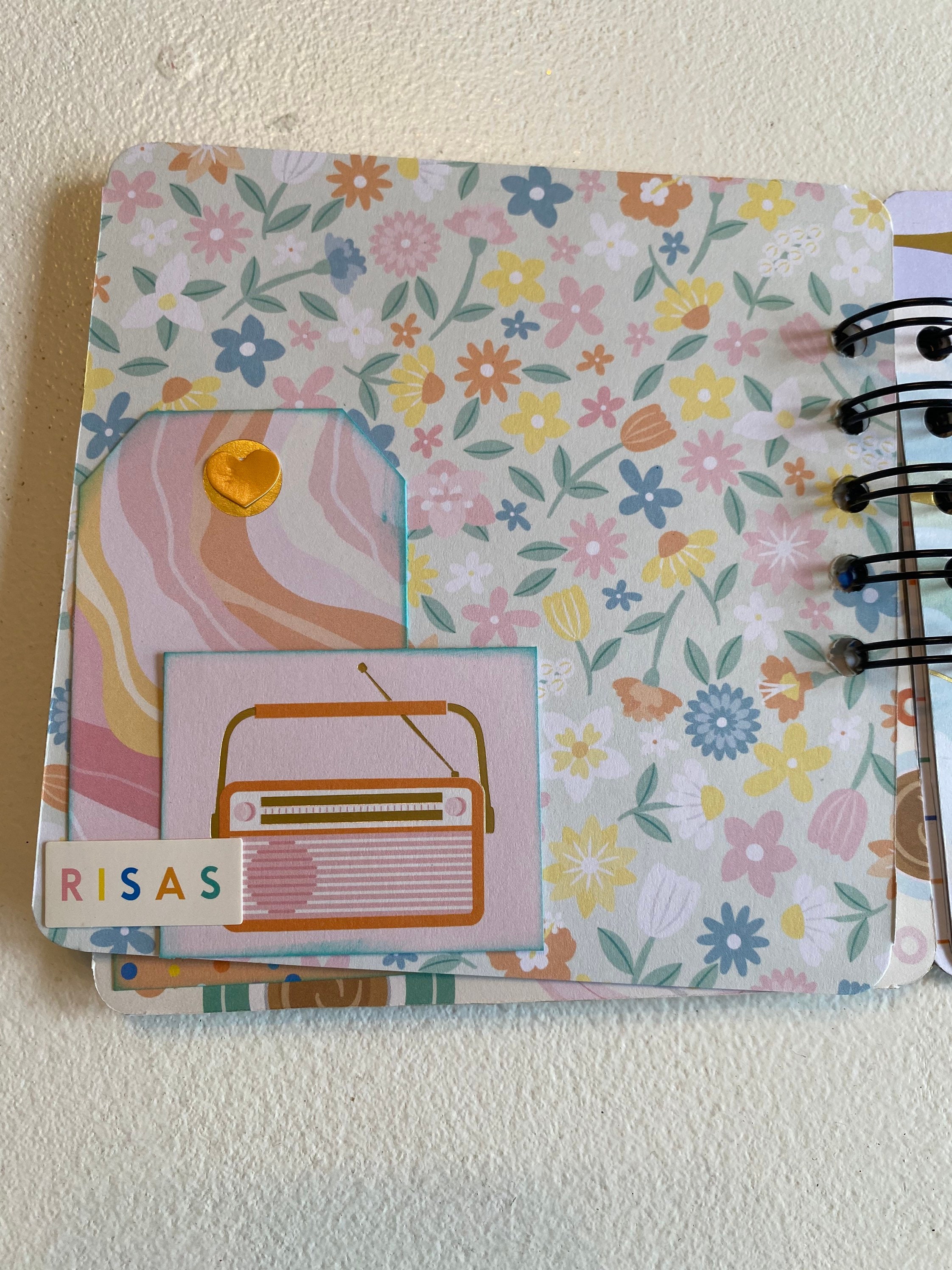 Albums & Journals HISPANIC themed album 5 x 5 photo w/12 pages mini ...