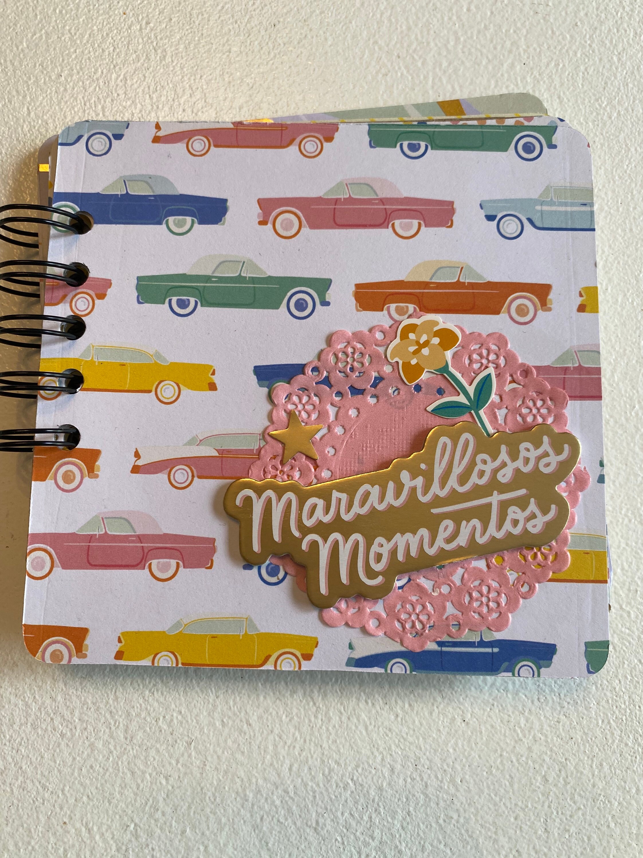 Albums & Journals HISPANIC themed album 5 x 5 photo w/12 pages mini ...