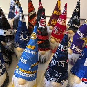 NFL FOOTBALL GNOMES, Tiered Tray, Home Team Mantle Decor, Football Fan ...