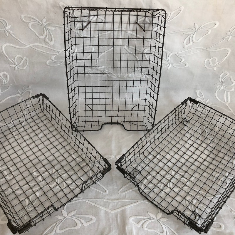 Wire File Basket - Etsy