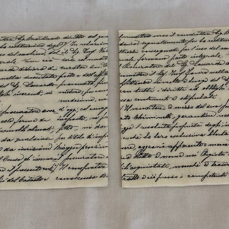 French Script Paper - Etsy