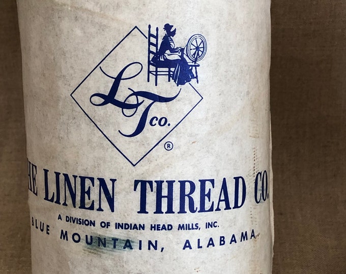 One Very Large and Heavy Spool of Vintage Linen Thread...the Linen ...