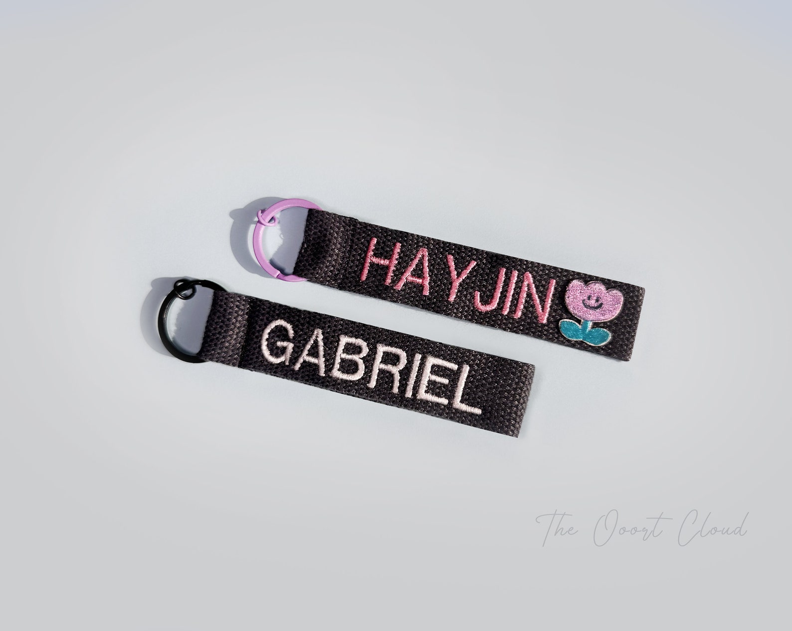 Personalized Embroidery Name Tag, Custom Name Tag, Backpack Tag, Key ...