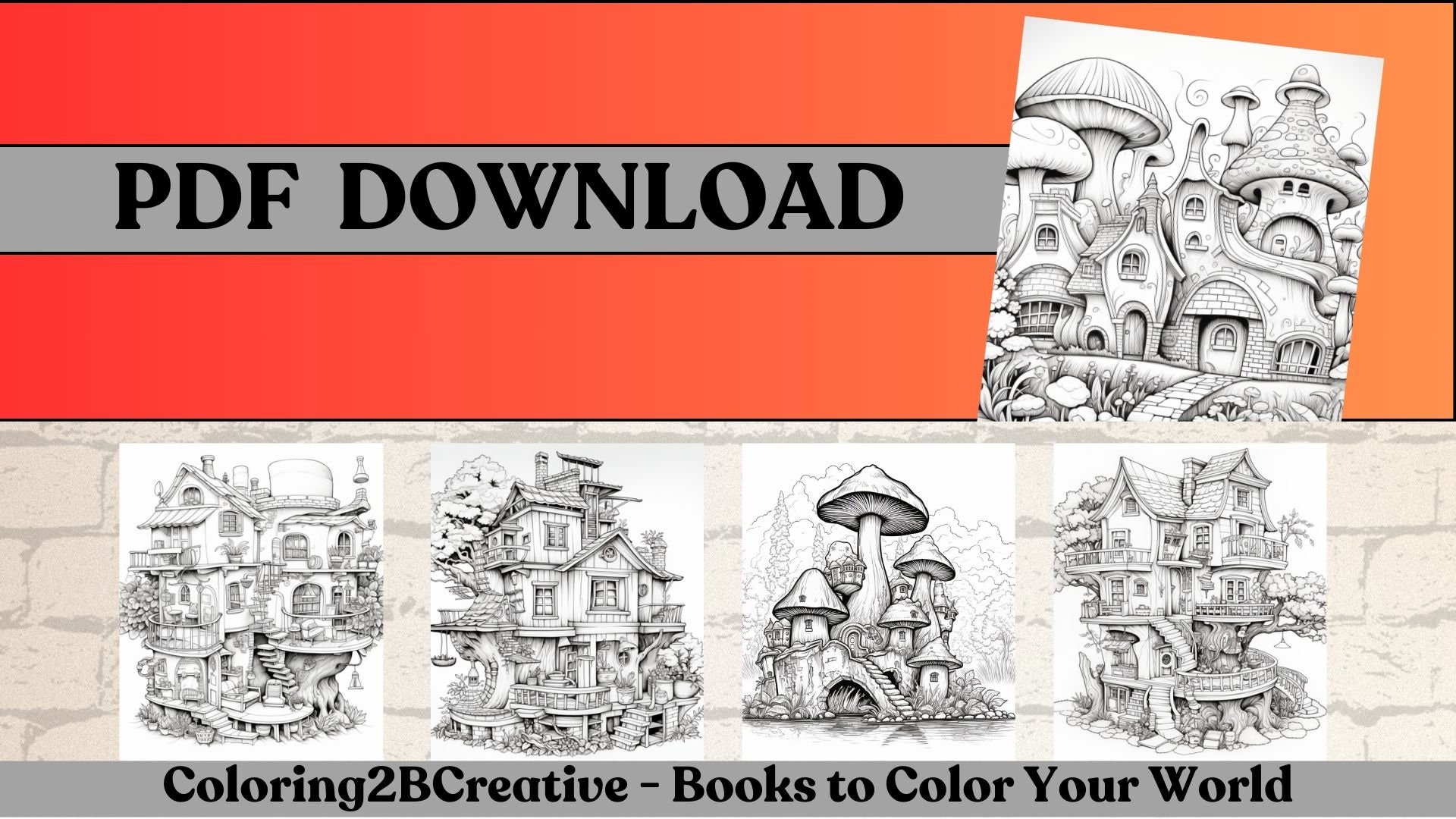 Tiny Houses Coloring Book - Etsy