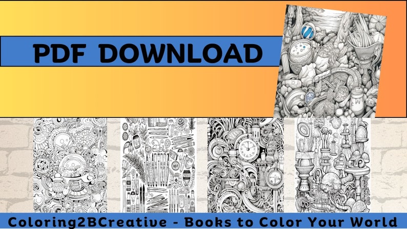 Abstract Art Coloring Book - Etsy