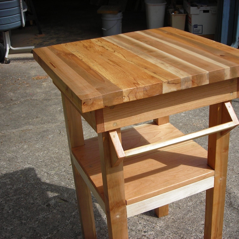 Butcher Block Table - Etsy