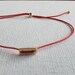 Red Cord Bracelet Adjustable Red Cord String Sterling Silver - Etsy