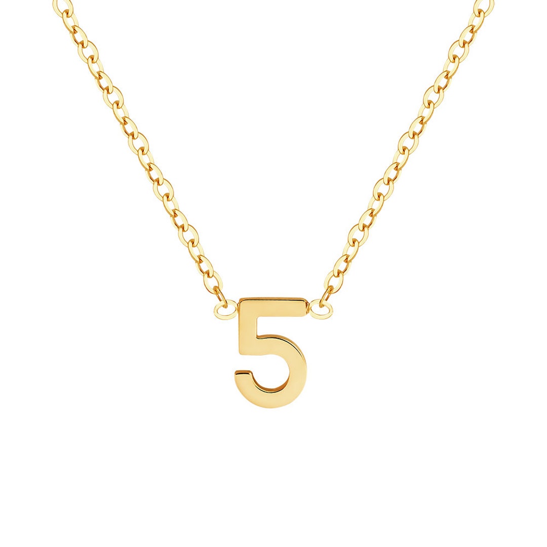 Personalized Necklace Custom Necklace Numbers Necklace - Etsy