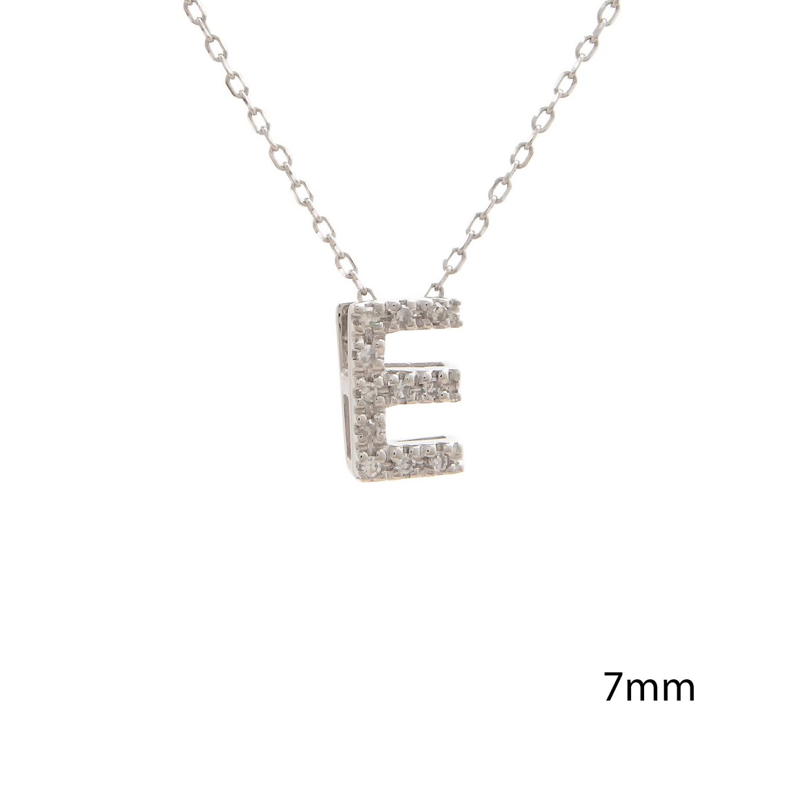 Diamond Initial Necklace Diamond Letter Necklace 14K Gold | Etsy