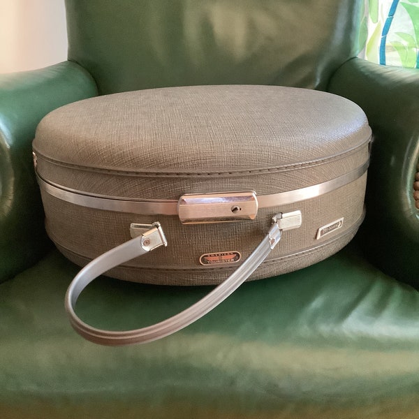 Round Suitcase - Etsy