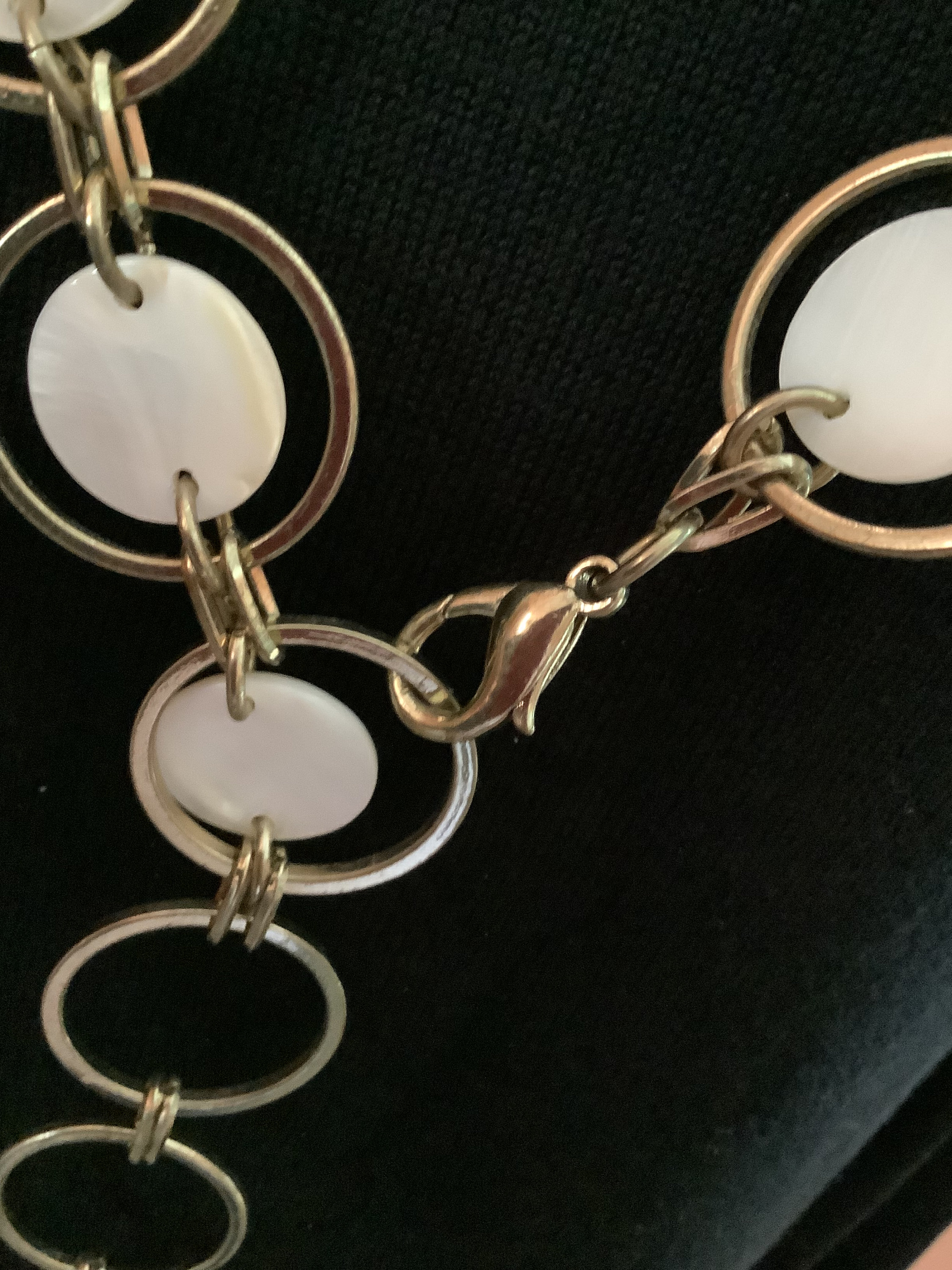 80s Circle Chain Link and Sea Shell Belt - Etsy