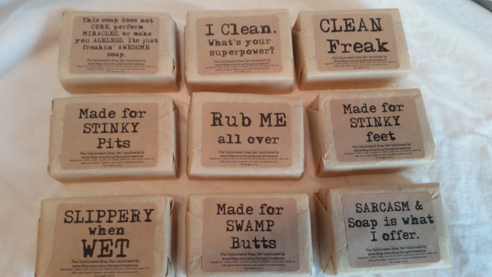 The Opinionated Soap Bar/ Talking Soap/ Funny Saying Soap/ Phrase Soap ...