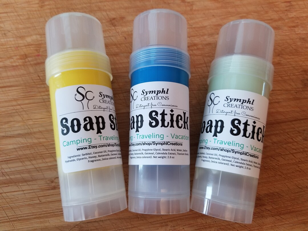 Soap Stick - Soap to Go - Travel Soap - Camping Soap - Custom Scent - Etsy