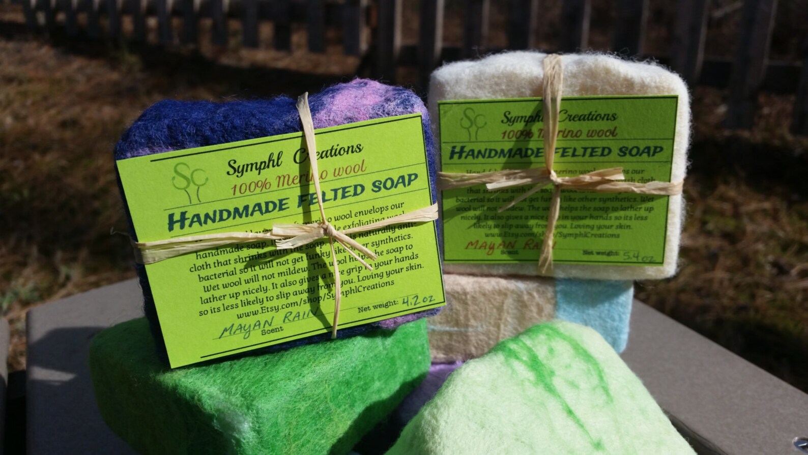 Felted Soap / 100% Merino Wool Soap / Soap in a Sweater / Loufah Soap ...
